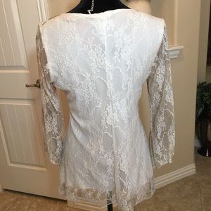 Tops | Lacy Top | Poshmark